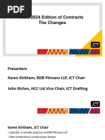 JCT 2024 Intermediate Building Contract | PDF | Employment | Private Law