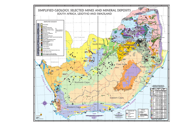Mineral Map of SA 3MB | PDF