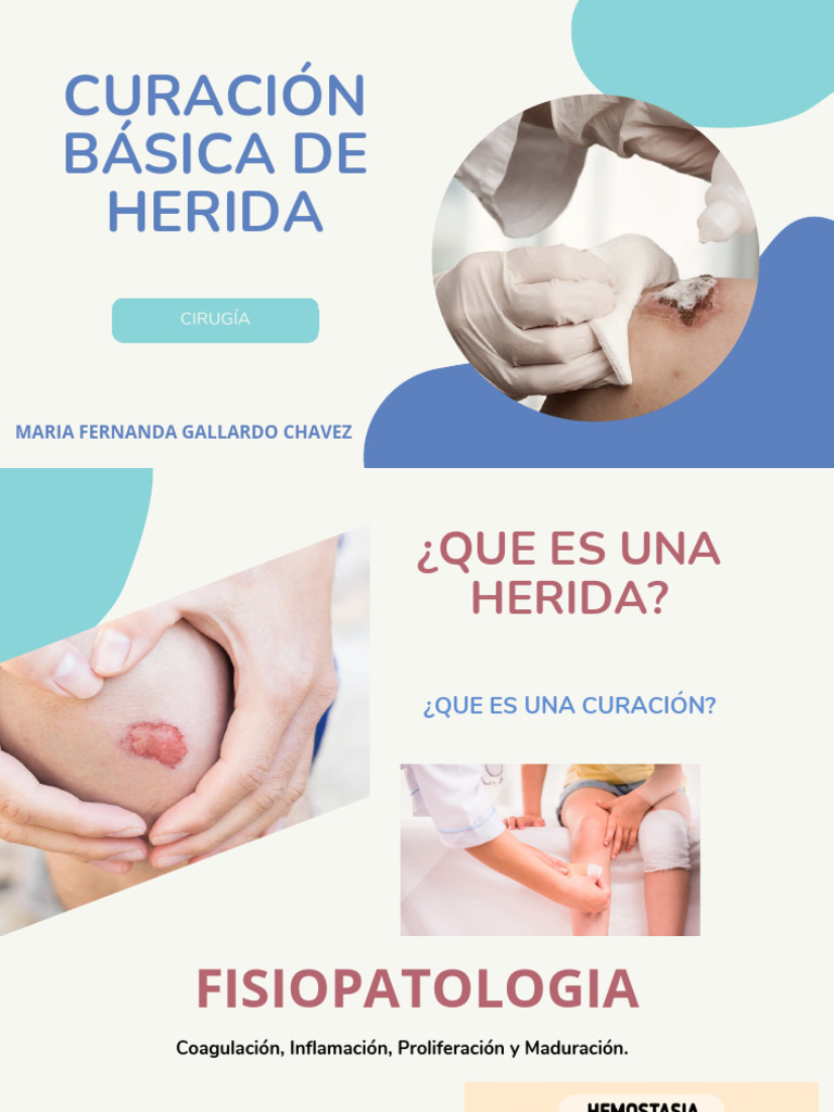 Guía de Curación de Heridas Básica | PDF | Curación | Herida