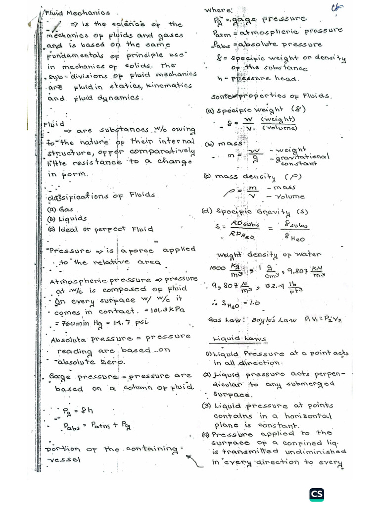 Principles of Hydrostatic Pressure6 | PDF