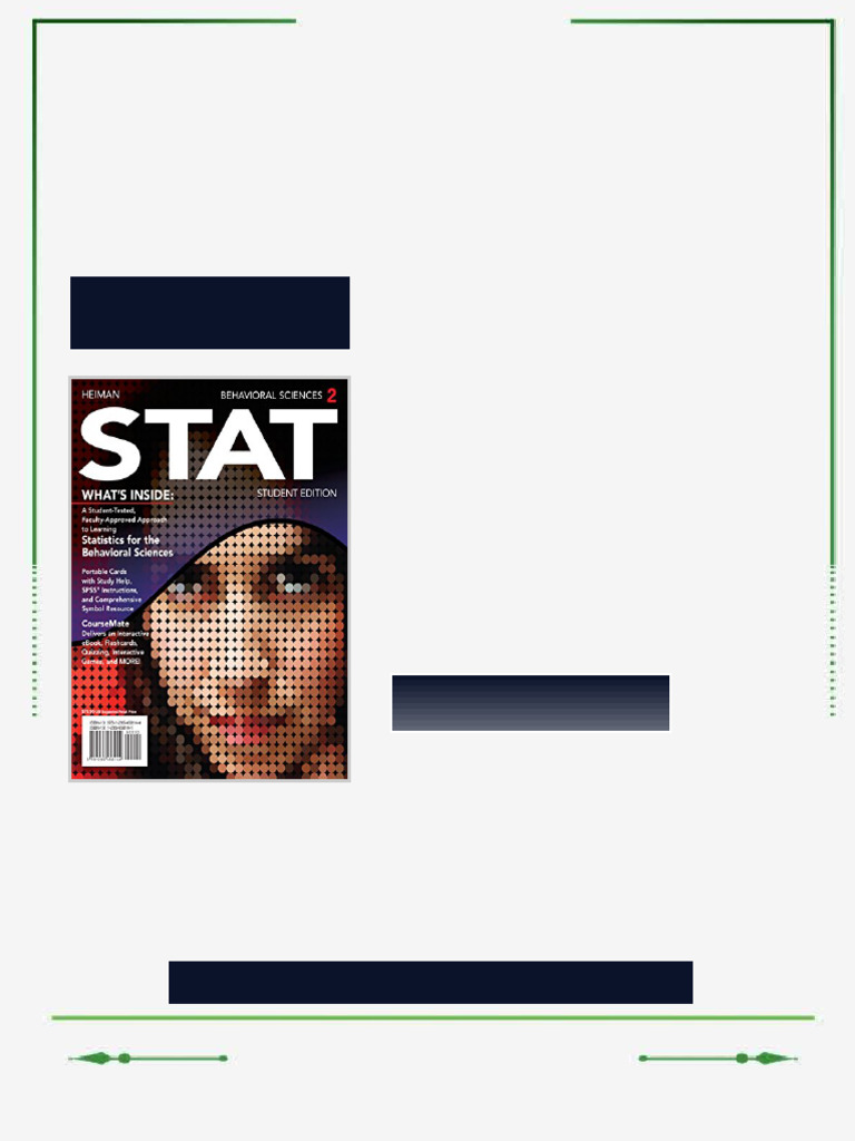 Behavioral Sciences STAT (New, Engaging Titles from 4LTR Press) 2nd ...
