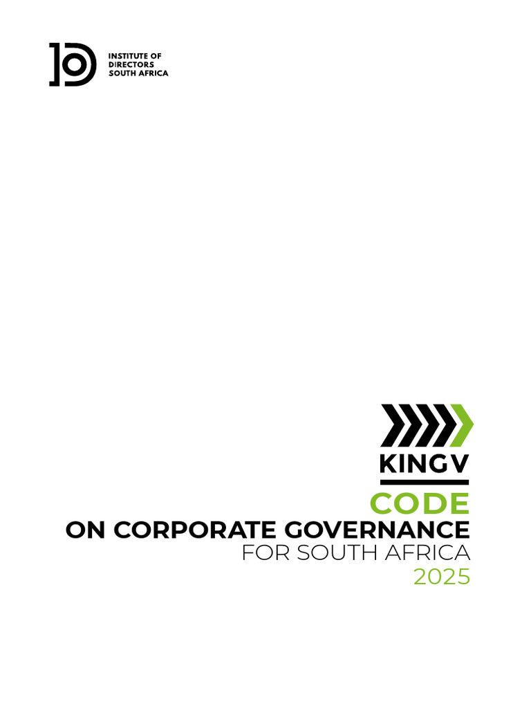 King V Corporate Governance Code 2025 | PDF | Governance | Corporate ...