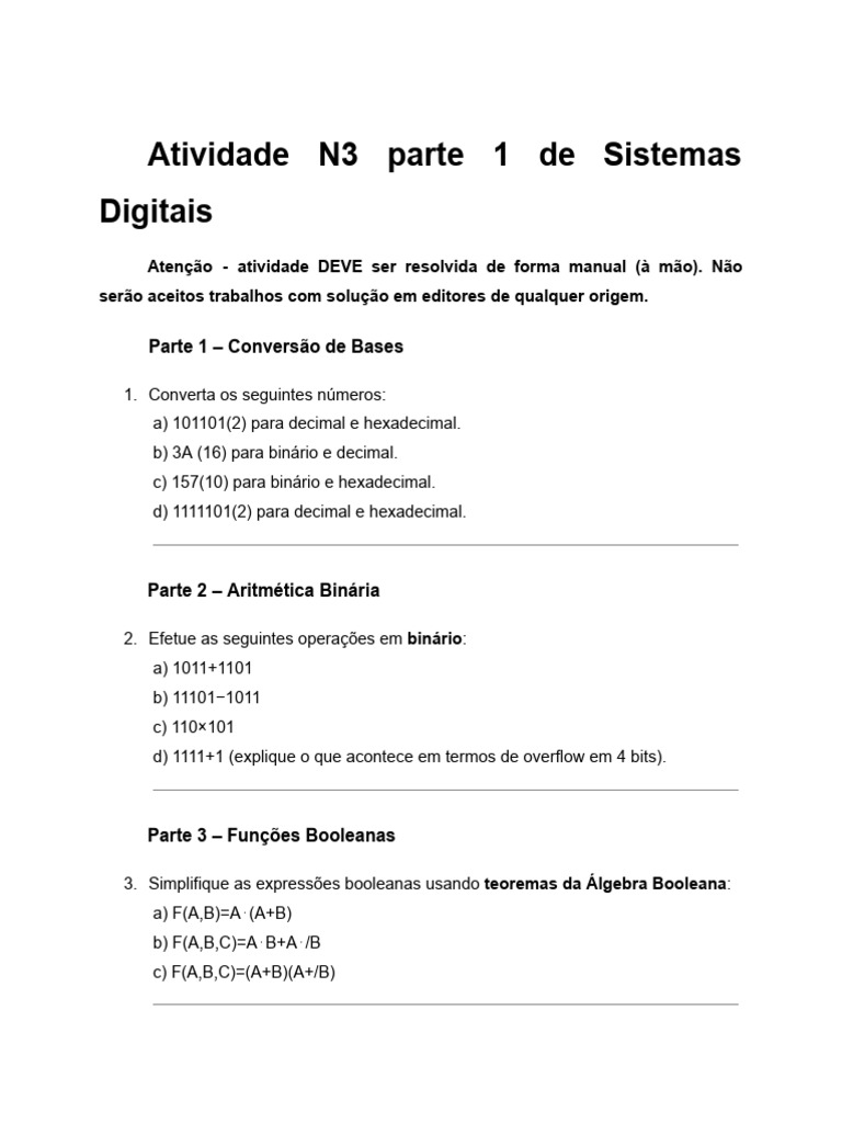 N3 - parte 1 | PDF