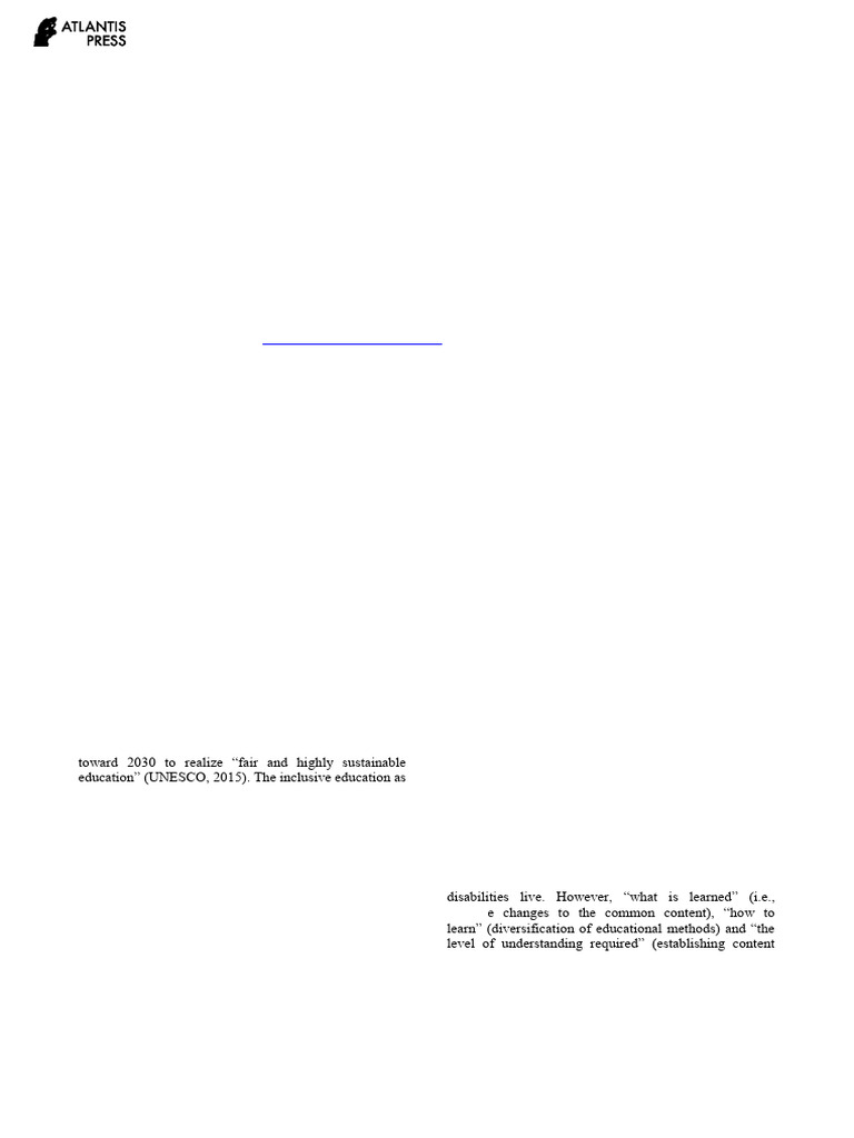 Japanese Inclusive Education Development | PDF | Special Education ...