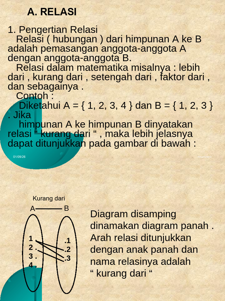 Pengertian dan Cara Menyatakan Relasi | PDF