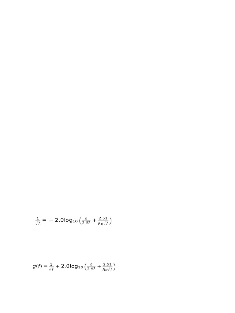 Colebrook Equation Bisection Method Report | PDF | Fluid Dynamics ...