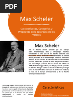 Jerarquía de Valores según Max Scheler | PDF | Ciencias del ...