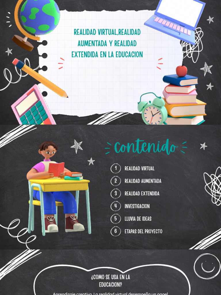 Realidad Virtual, Realidad Aumentada y Realidad Extendida en La ...