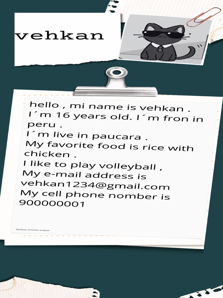 Infografía Biografía Personal Álbum de Recortes Collage Verde_20250511 ...