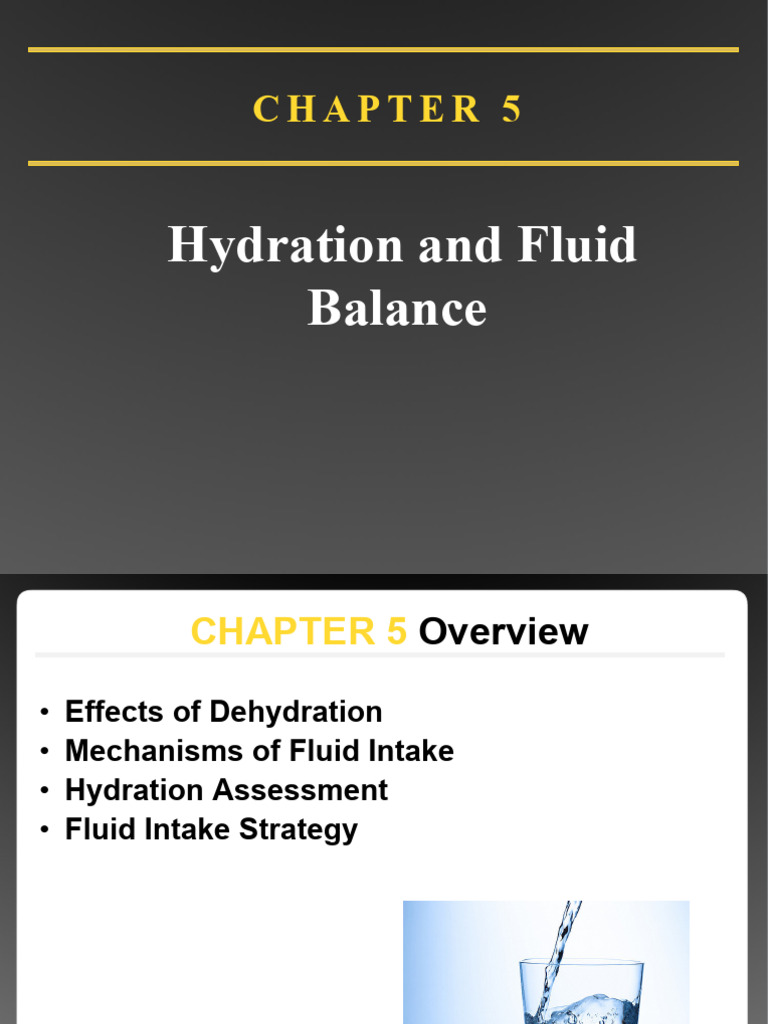 Hydration and Fluid Balance Insights | PDF | Dehydration | Physiology