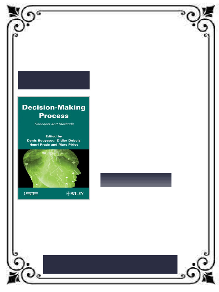 Decision Making Process Concepts and Methods 1st Edition Denis Bouyssou ebook clean-source pdf ...