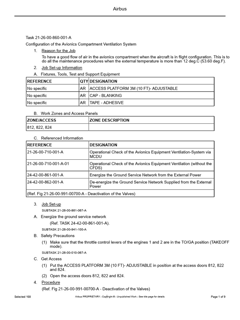 Avionics Compartment Ventilation Setup | PDF | Electrical Connector ...