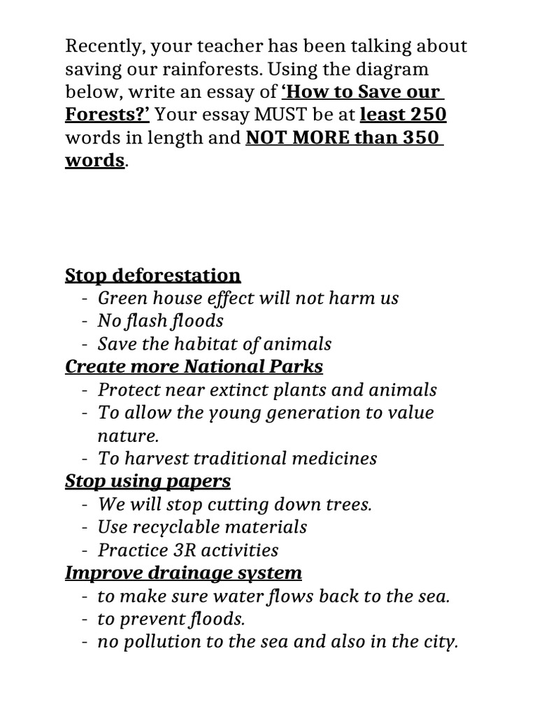 How to Save Our Forests: Key Strategies | PDF