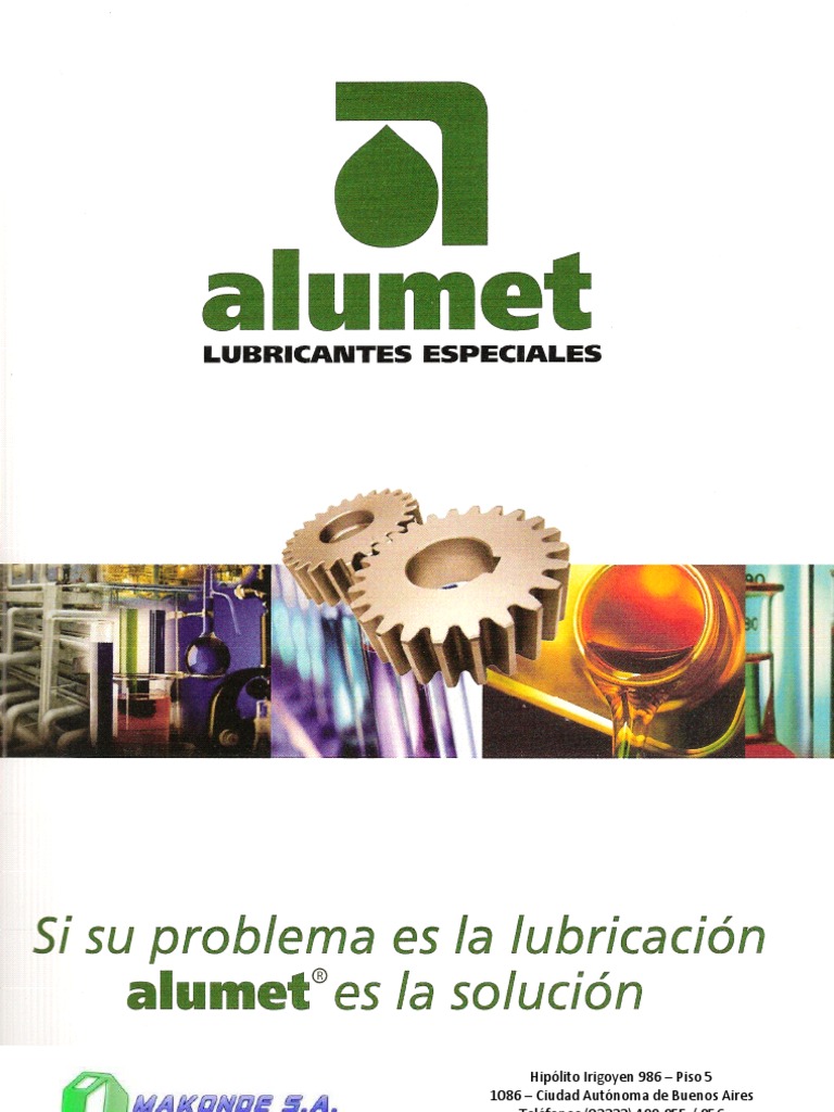Catalogo Tecnico Alumet 2011 | PDF | Lubricante | Aluminio