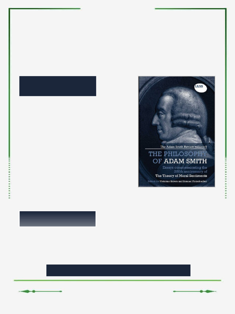 The Philosophy of Adam Smith The Adam Smith Review Volume 5 Essays ...