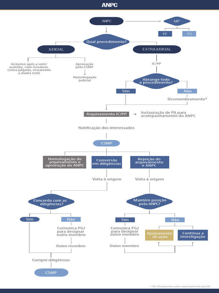 Procedimentos ANPC: Judicial e Extrajudicial | PDF | Judiciários