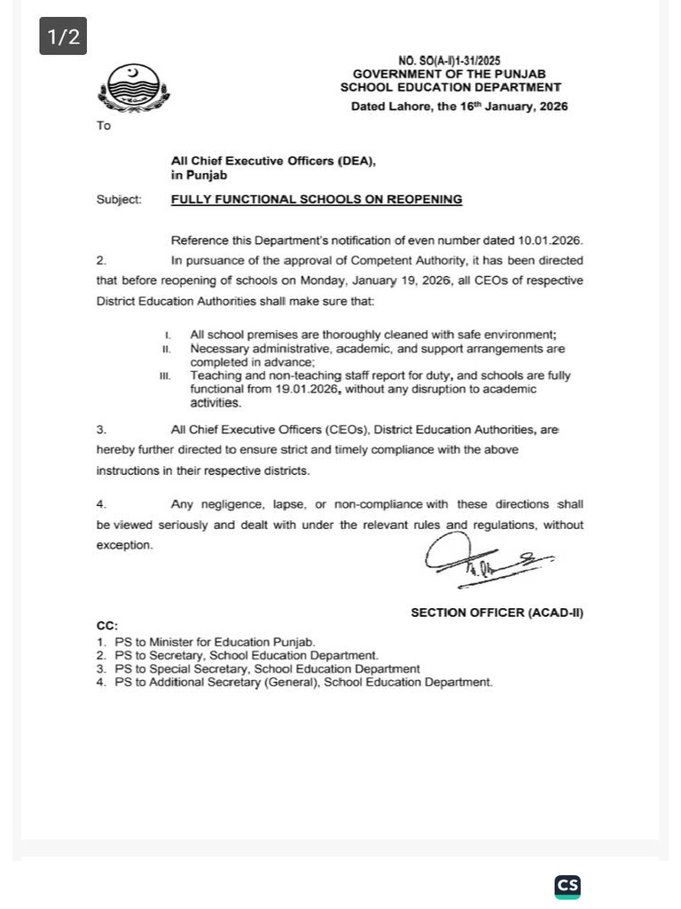 School Reopening | PDF