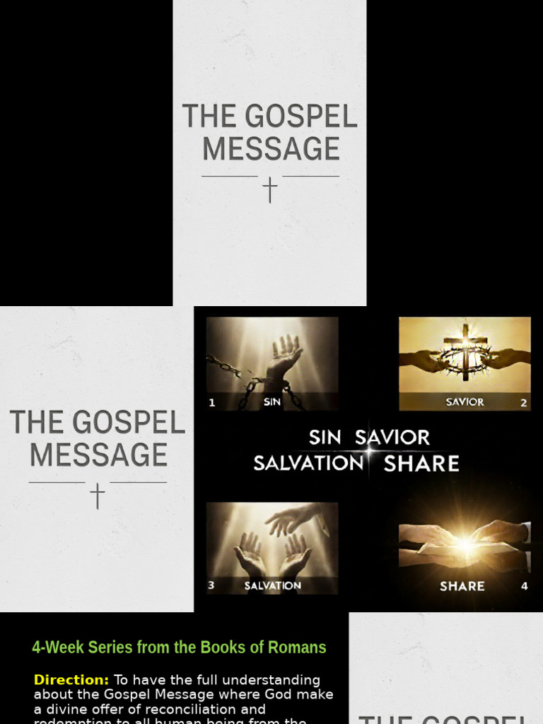 5. the Gospel Message | PDF | Sin | Epistle To The Romans