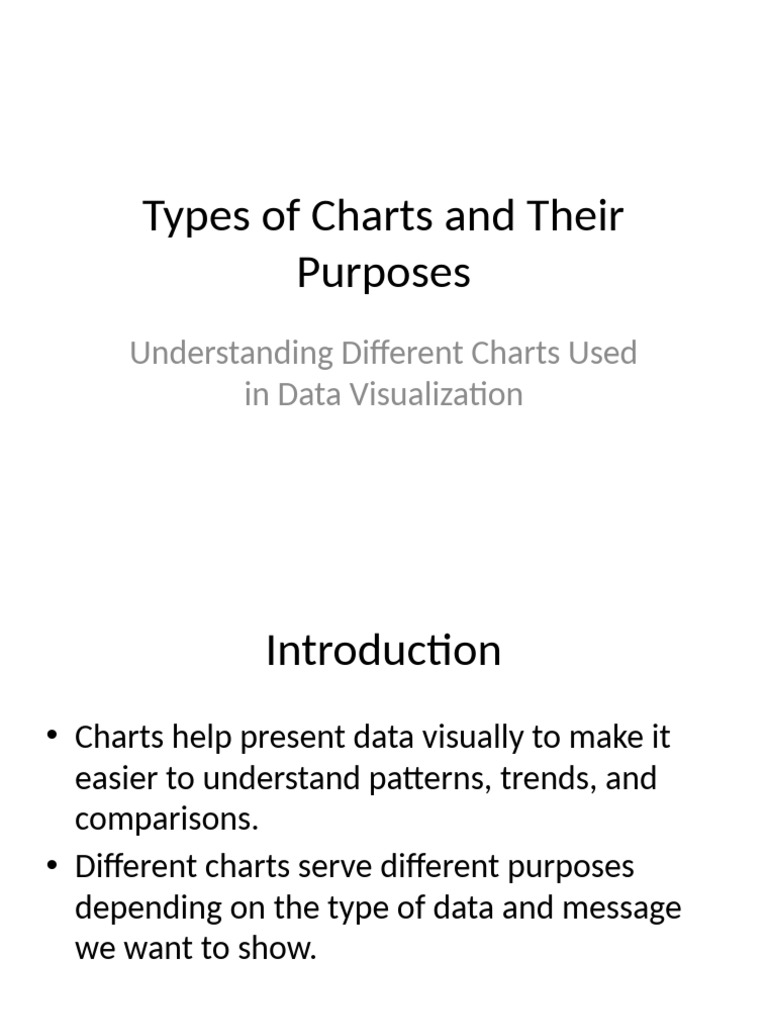 Types of Charts for Data Visualization | PDF