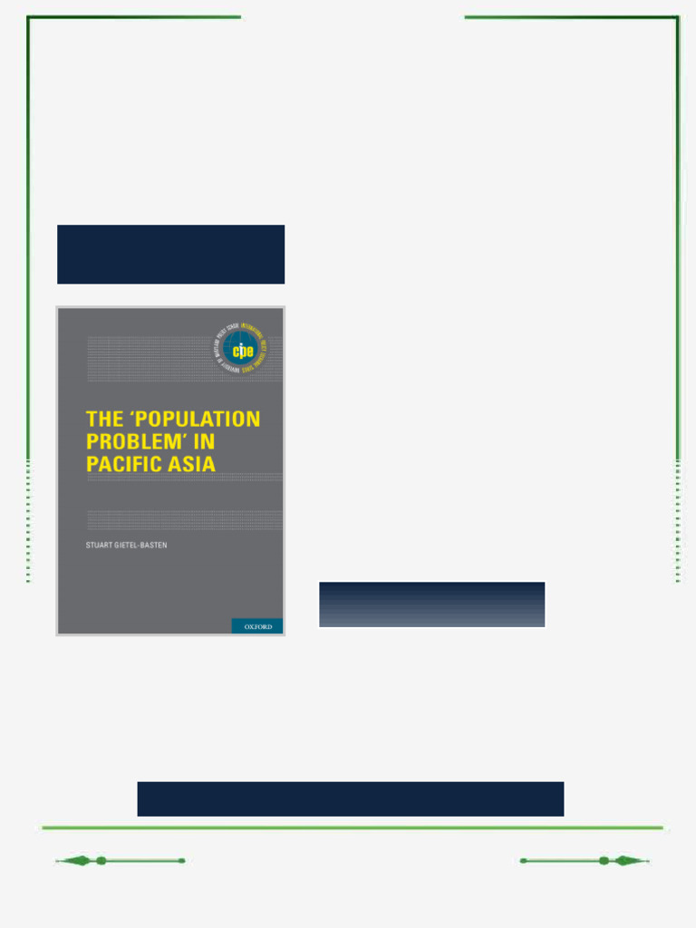 The "Population Problem" in Pacific Asia (International Policy Exchange ...