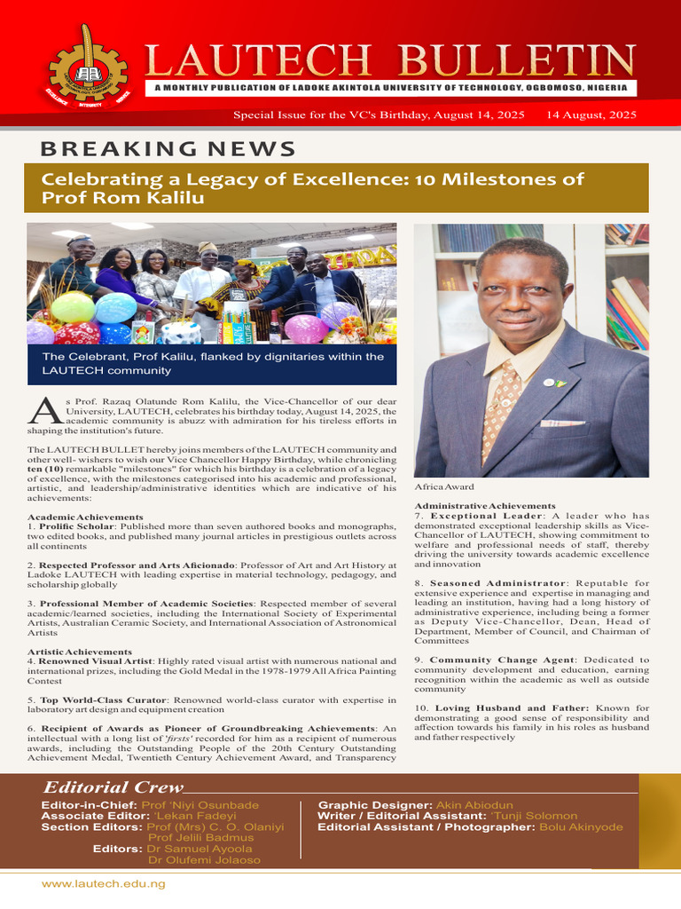 VC Special Issue (Celebration of Excellence) | PDF