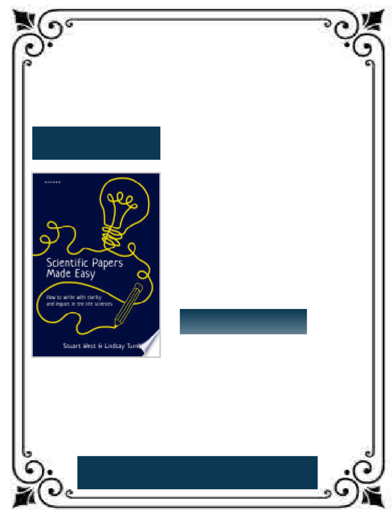 Scientific Papers Made Easy: How to Write with Clarity and Impact in ...