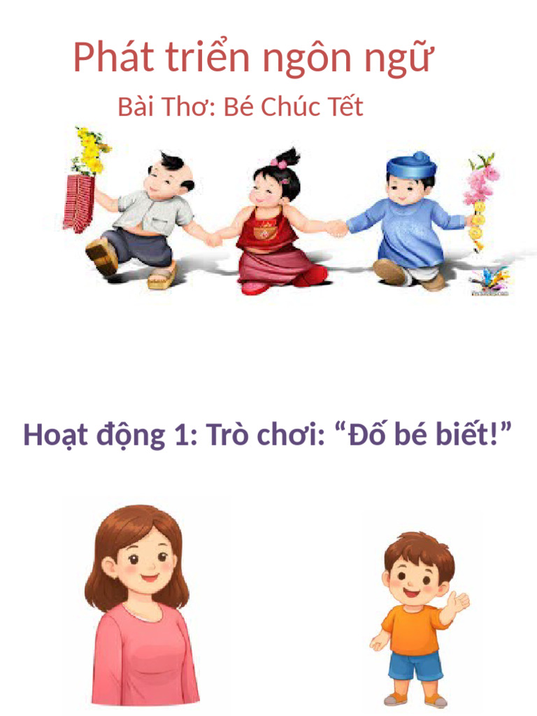 Tho Be Chuc Tet 3 4 Tuoi | PDF
