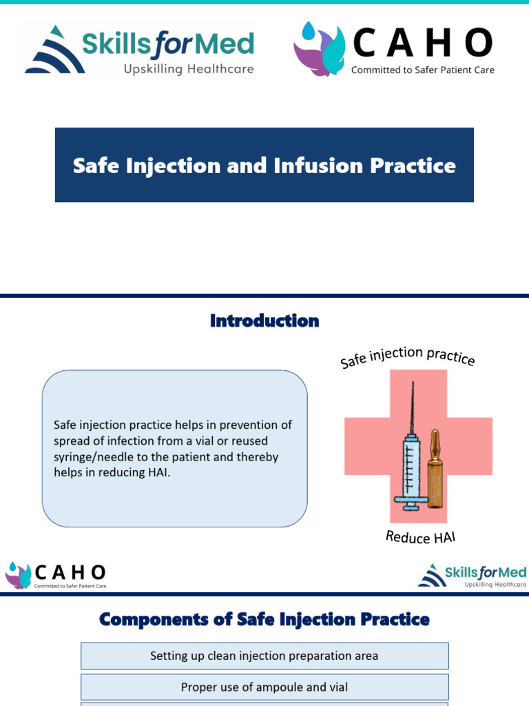 Interactive Activity On Safe Injection-Infusion Practices | PDF ...