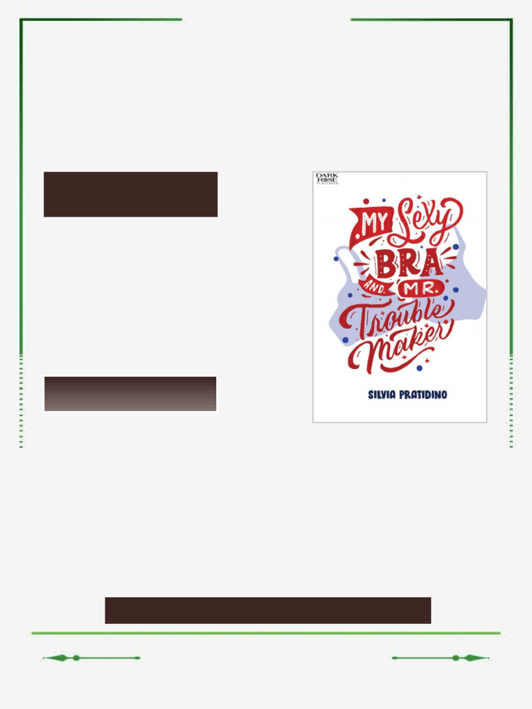 My Sexy Bra and Mr Troublemaker Silvia Pratidino newest ebook edition ...