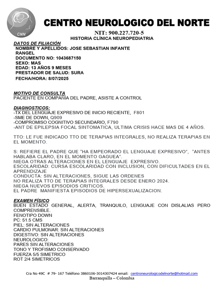 Jose Sebastian Infante Rangel 2 | PDF | Ciencias del comportamiento ...