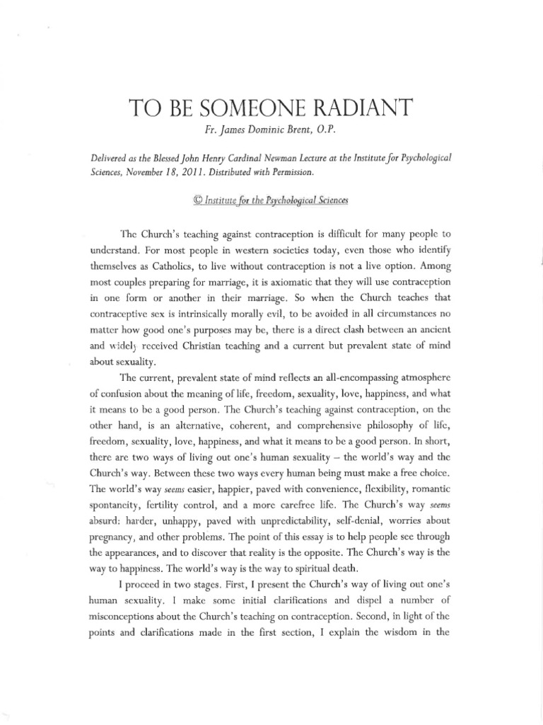 2011 - To Be Someone Radiant - James Brent | PDF