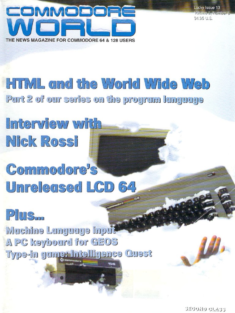Commodore World Issue 13 | PDF | Office Equipment | Computer Architecture