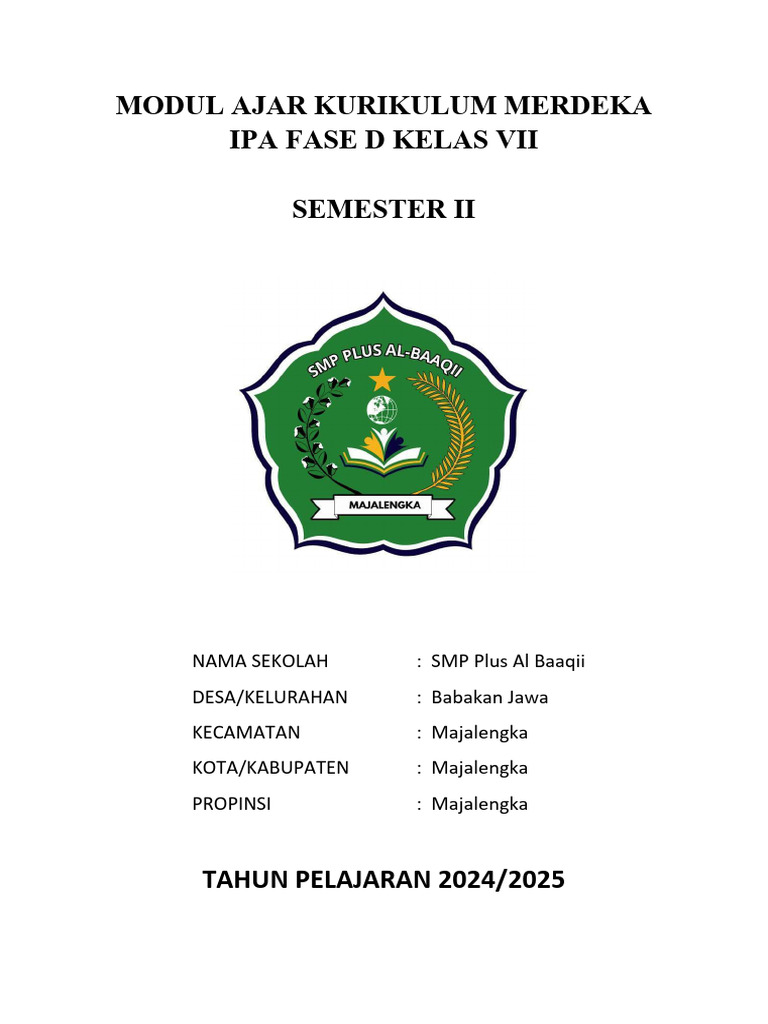 Modul Ajar IPA Kelas VII: Gerak dan Gaya | PDF