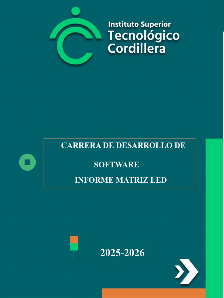 Informe Matriz Led - Grupo 3 | PDF | Arduino | Diodo emisor de luz