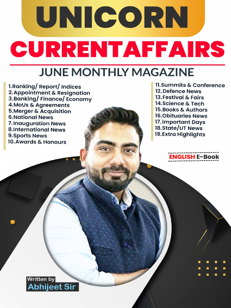 Unicorn Magazin June Month 2025 by Abhijeet Sir (1) | PDF | Artificial ...