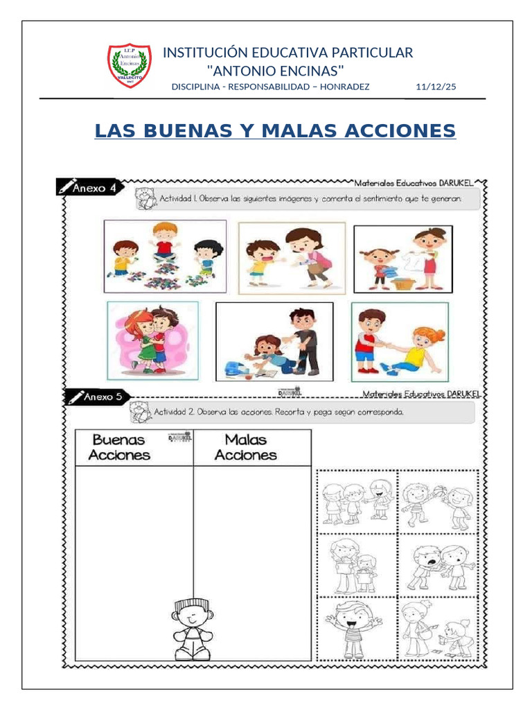 Tut Las Buenas y Malas Acciones | PDF