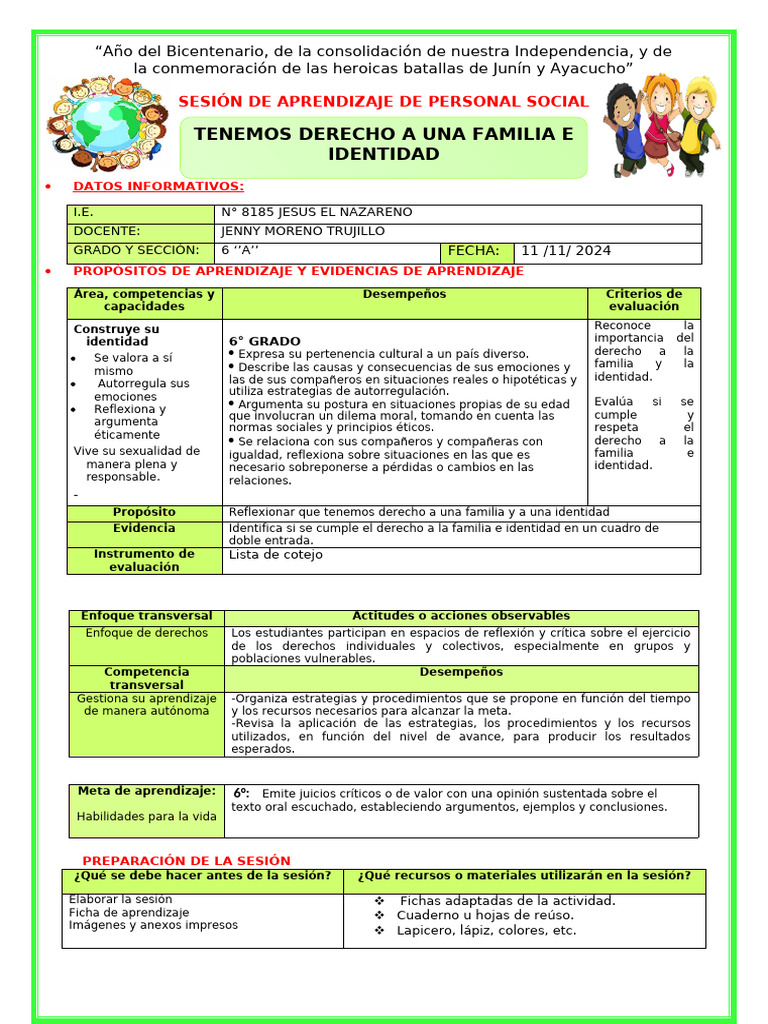 SSESION LUNES 11-11-PS-__TENEMOS_DERECHOA UNA FAMILIA | PDF ...