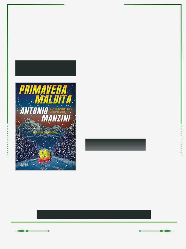 Primavera maldita Rocco Schiavone 3 1st Edition Antonio Manzini ebook instant full version | PDF ...