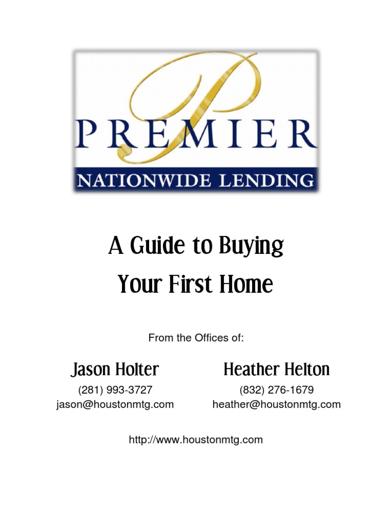 A Guide To Buying Your First Home - Website | PDF | Mortgage Loan ...