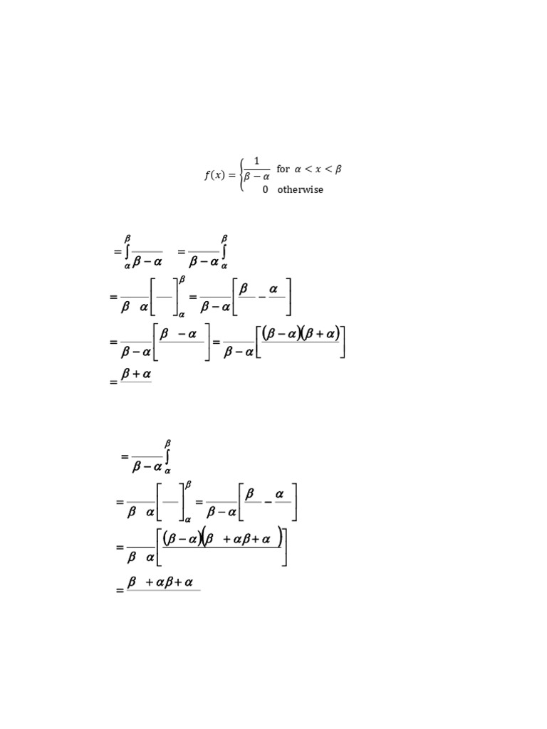 Uniform and Gamma Distributions Explained | PDF | Probability ...