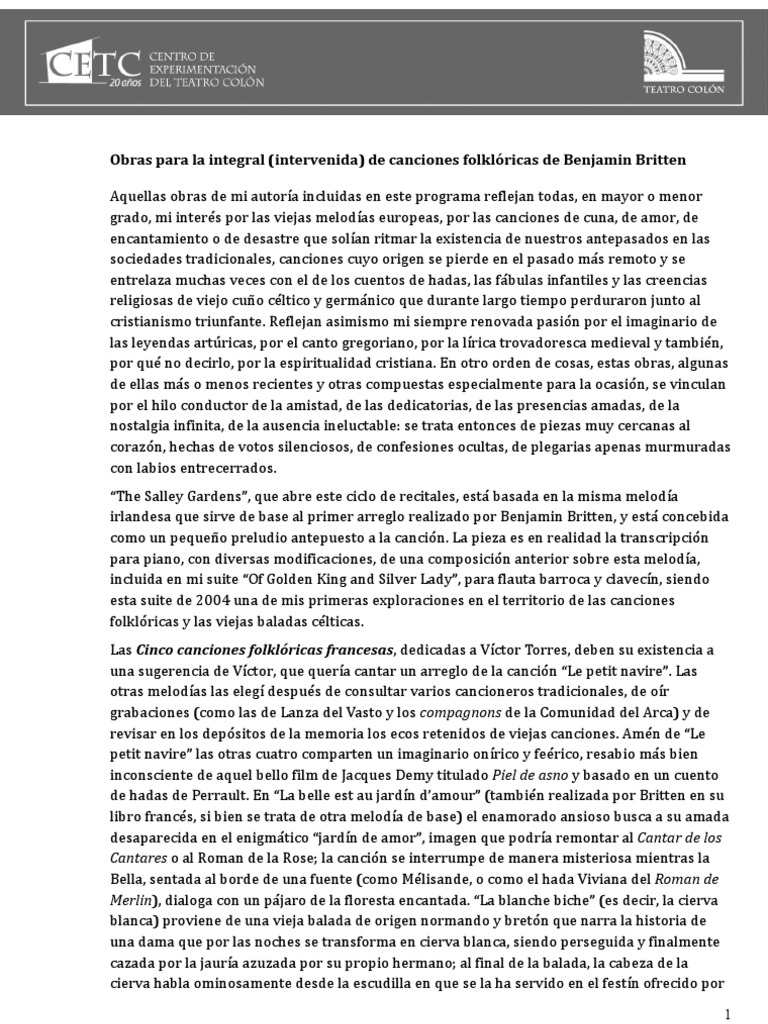 Mucillo X Mucillo | PDF | Hadas | Composiciones Musicales