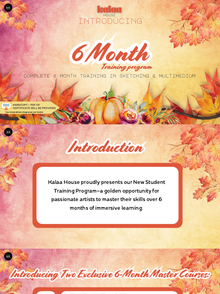 6-Month Art Training Program at Kalaa | PDF | Drawing
