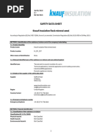 Rockwool Insulation Safety Data Sheet | PDF | Waste | Chemistry