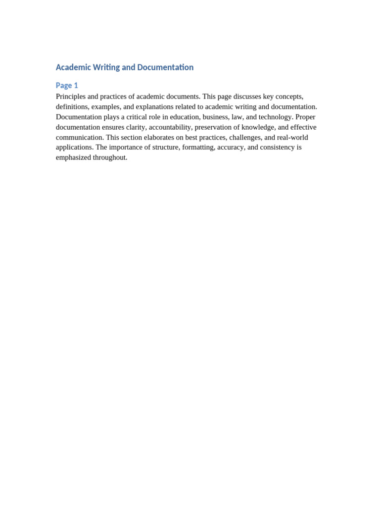 Academic Writing and Documentation Guide | PDF | Knowledge | Communication