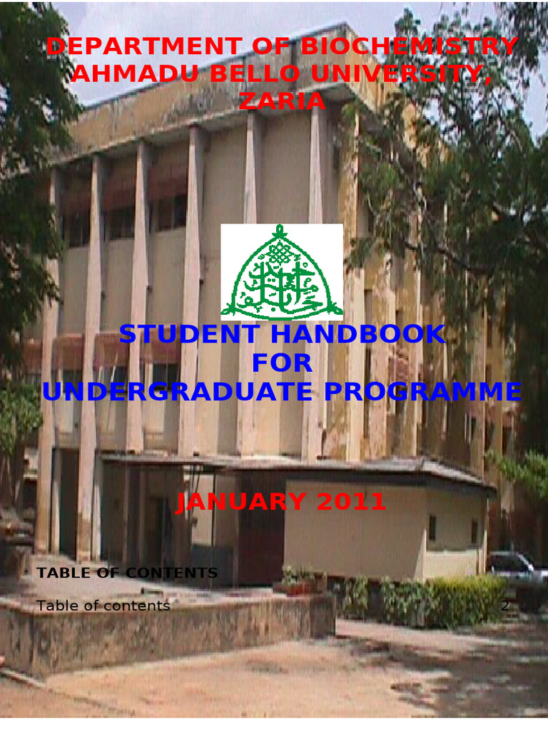 Corrected Student Handbook Undegrad and Reviewed | PDF | Academic ...