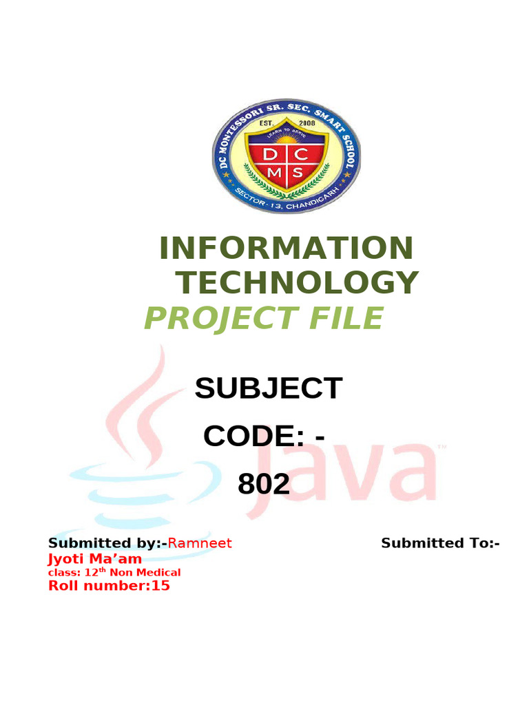 Java and MySQL Projects Overview | PDF | Control Flow | Computer Science
