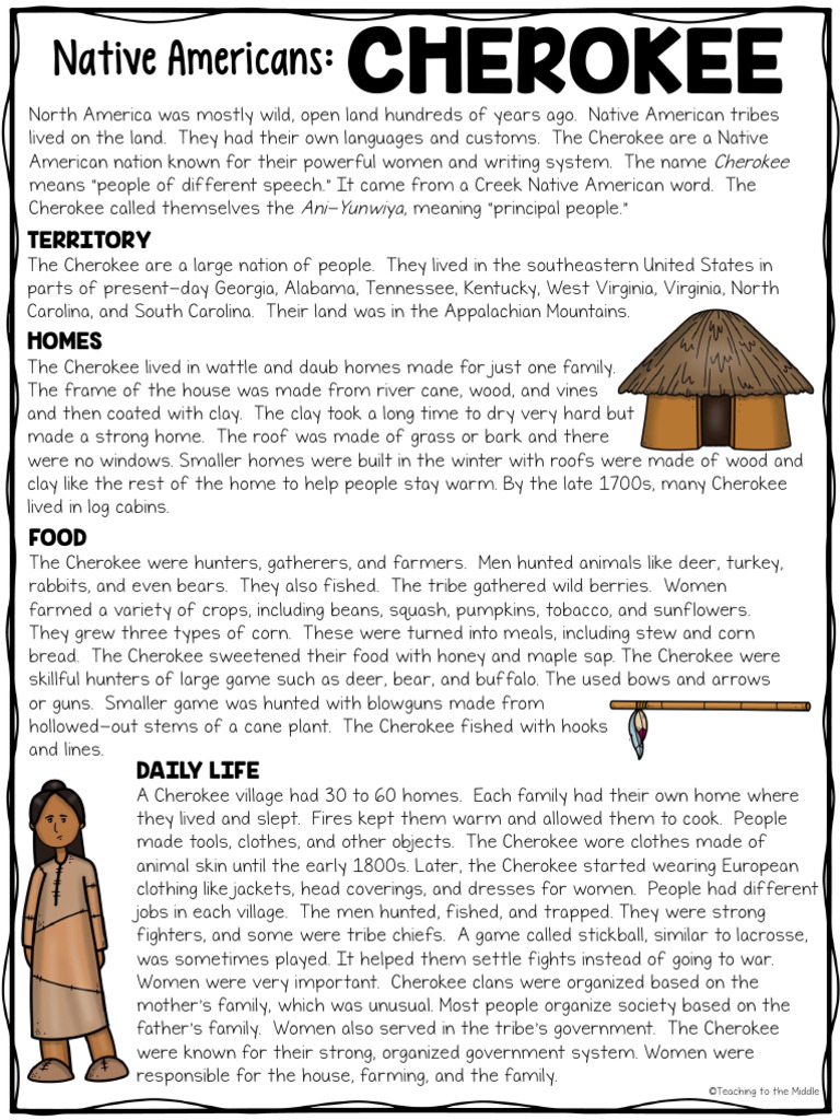 Cherokee Nation: History and Culture | PDF | Cherokee | Native ...