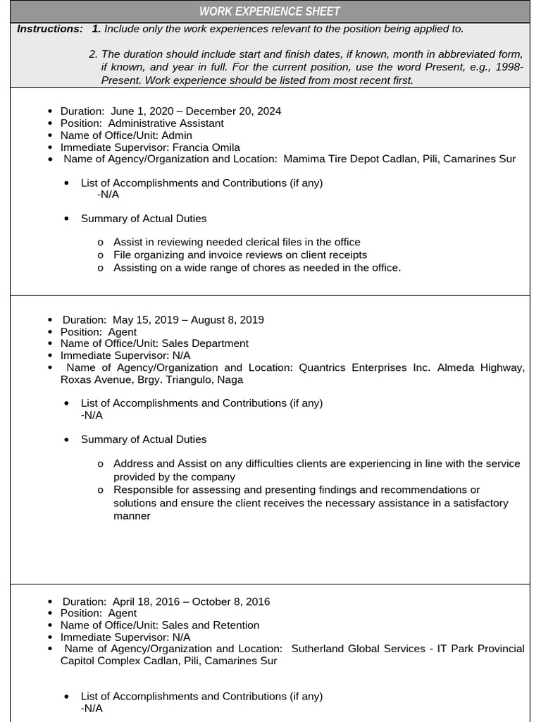 Work Sheet ALT | PDF