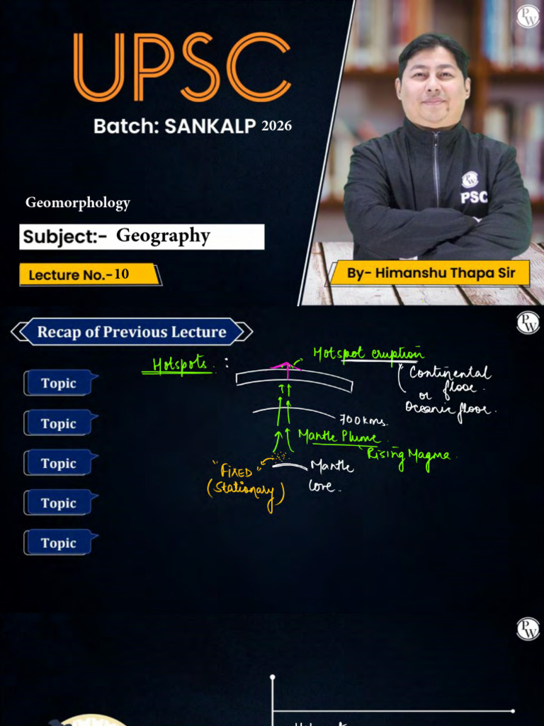 Geomorphology 10 - Class Notes | PDF
