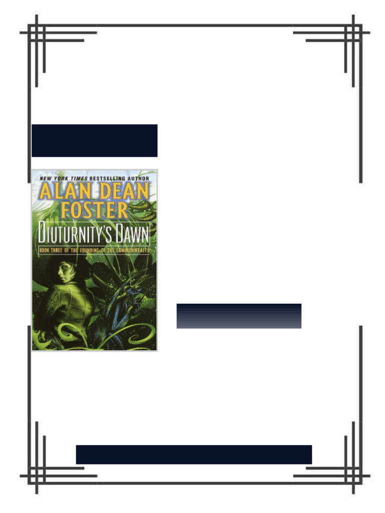 Diuturnity s Dawn Founding of the Commonwealth Book 3 Alan Dean Foster ...